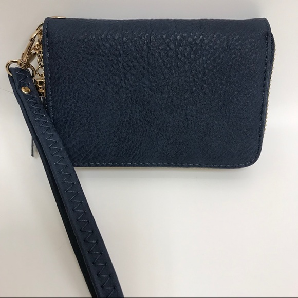 Bags | Nwt Annie Small Wallet Navy | Poshmark
